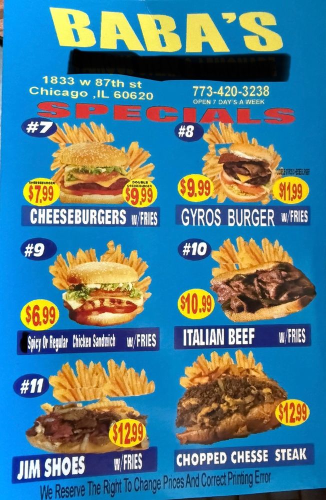 BABA’S GRILL & MART - Updated June 2025 - 1833 W 87th St, Chicago ...