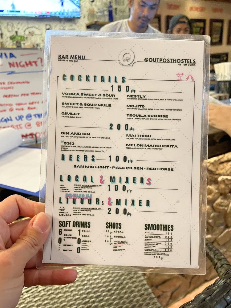 OUTPOST BEACH HOSTEL & BAR - Outpost Beach Hostel Sitio Lugadia BRGY ...