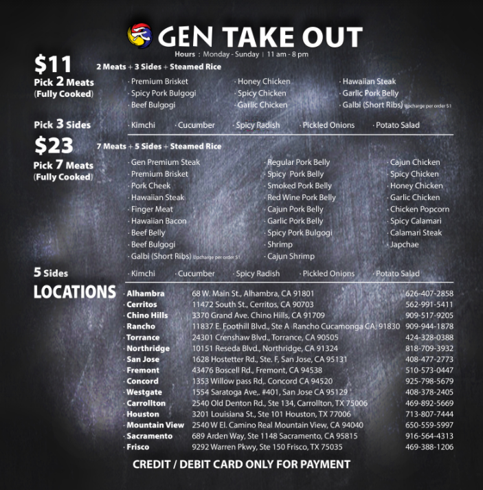 GEN KOREAN BBQ HOUSE - 3542 Photos & 8315 Reviews - Korean - 11472 S St ...