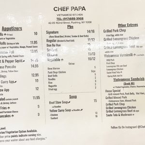 CHEF PAPA VIETNAMESE KITCHEN - 574 Photos & 185 Reviews - 42-05 162nd ...