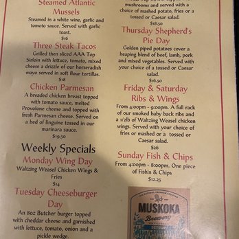 THE WALTZING WEASEL - Updated January 2026 - 19 Photos & 30 Reviews ...