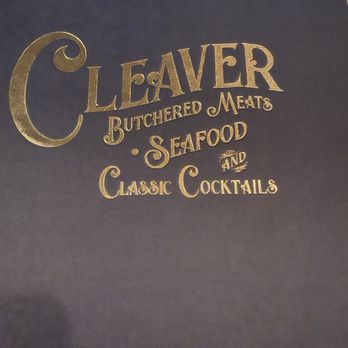 CLEAVER - BUTCHERED MEATS, SEAFOOD & COCKTAILS - Updated July 2024 ...