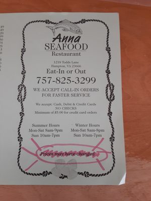 ANNA SEAFOOD - 22 Photos & 32 Reviews - Seafood - 1218 Todds Ln ...