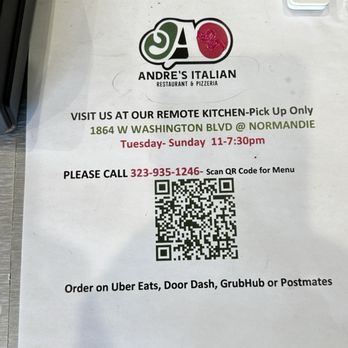 ANDRE’S ITALIAN RESTAURANT - 1103 Photos & 1369 Reviews - 1864 W ...