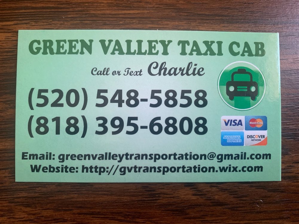 GREEN VALLEY TAXI CAB SERVICES - Updated August 2024 - Sahuarita ...