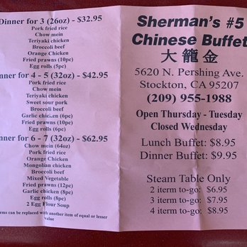 SHERMAN’S BUFFET #5 - Updated May 2024 - 24 Photos & 32 Reviews - 5620 ...