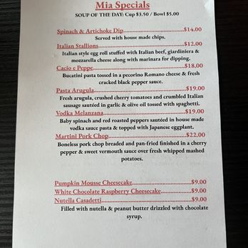 PASTA MIA - Updated December 2025 - 70 Photos & 285 Reviews - 116 ...