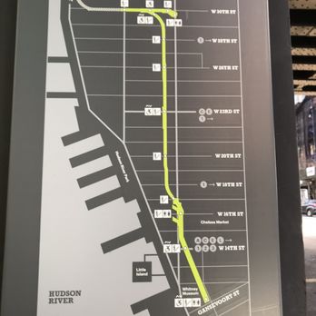 High Line Park Map
