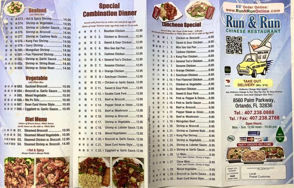 RUN & RUN CHINESE DELIVERY - Updated December 2025 - 172 Photos & 152 ...