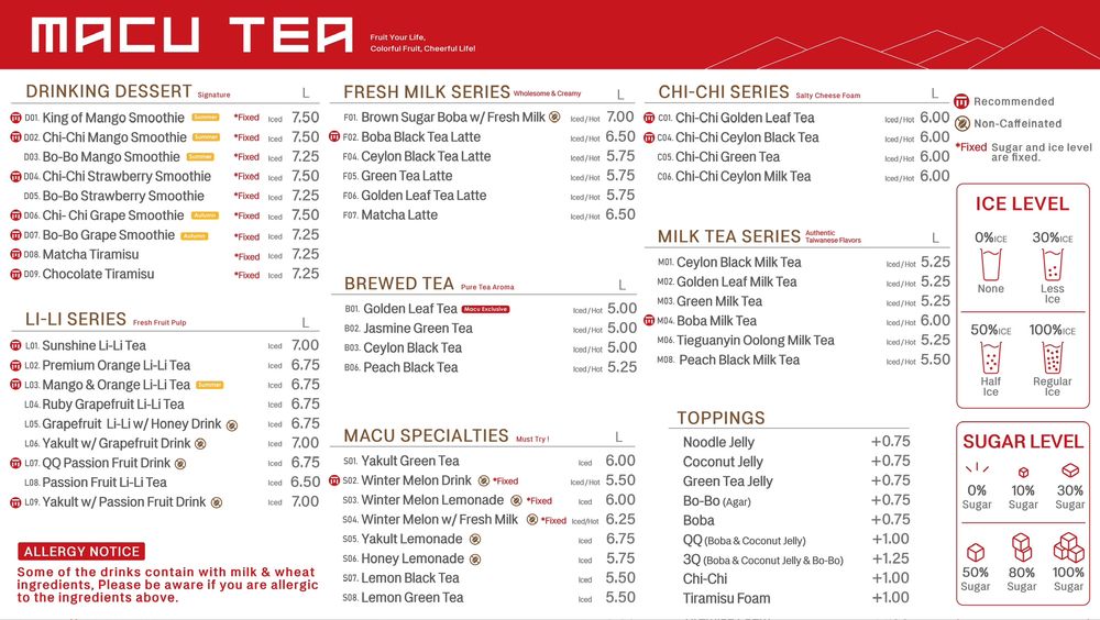 MACU TEA - BERRYESSA - Updated March 2025 - 204 Photos & 94 Reviews - 1196 N Capitol Ave, San ...