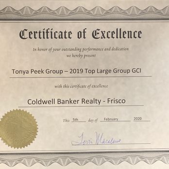 TONYA PEEK GROUP - COLDWELL BANKER FRISCO - Updated June 2025 - 3211 ...