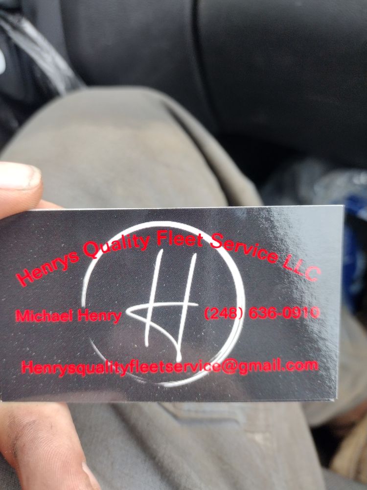 HENRYS QUALITY FLEET SERVICE - Updated September 2025 - Request a Quote ...