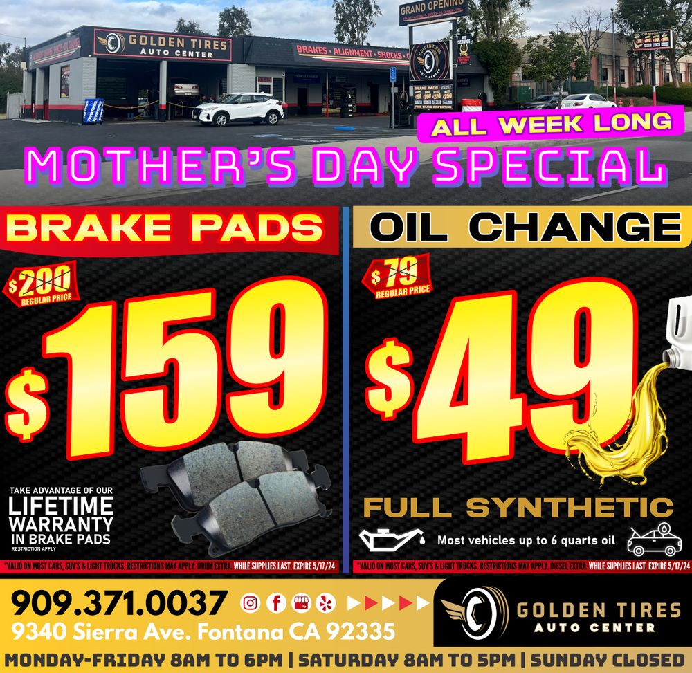 GOLDEN TIRES - Updated May 2024 - 28 Photos - 9340 Sierra Ave, Fontana ...