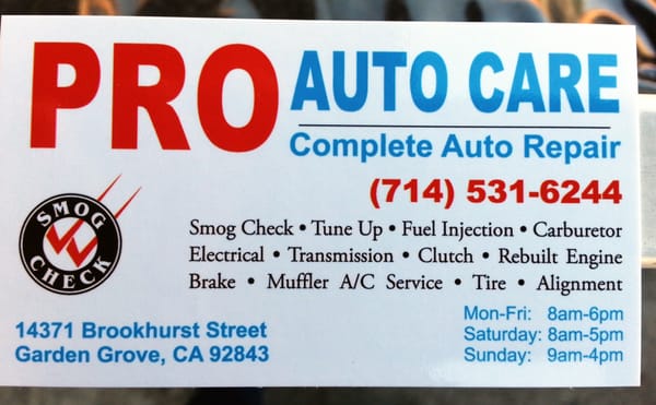 PRO AUTO CARE - Updated January 2026 - 29 Photos & 102 Reviews - 14371 ...
