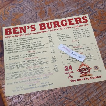 BEN’S BURGERS - Updated September 2024 - 156 Photos & 108 Reviews ...