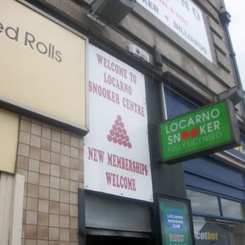 LOCARNO SNOOKER CLUB - Updated June 2024 - 117 Slateford Road ...