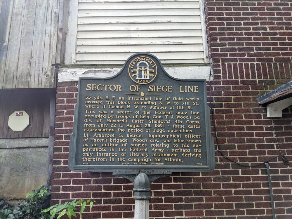 SECTOR OF SIEGE LINE HISTORICAL MARKER - Updated May 2026 - 921 Myrtle ...