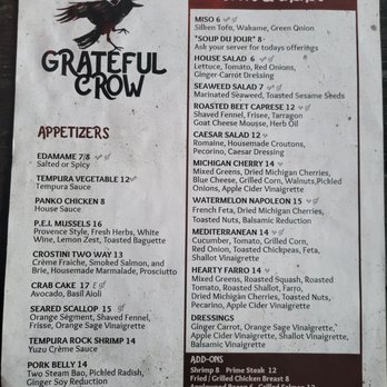 THE GRATEFUL CROW - Updated May 2024 - 272 Photos & 132 Reviews - 420 N ...