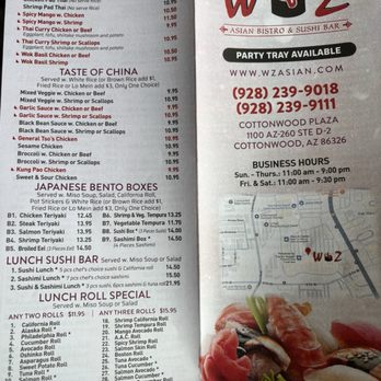 W & Z ASIAN BISTRO & SUSHI BAR - Updated May 2025 - 33 Photos & 18 ...