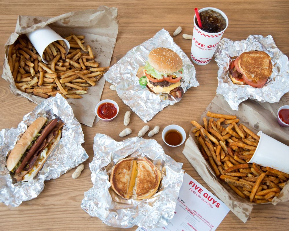 FIVE GUYS - Updated January 2026 - 1232 Peel Street, Montréal, Quebec ...
