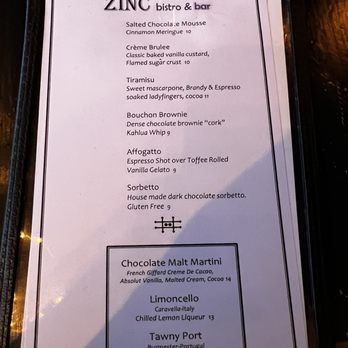ZINC BISTRO & BAR - Updated December 2025 - 84 Photos & 53 Reviews ...