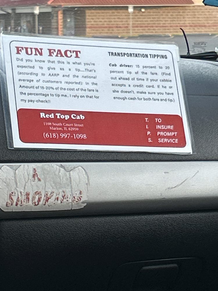 RED TOP CAB - Updated November 2025 - 21 Reviews - 1108 S Court St ...