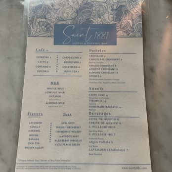 SAINT 1881 COFFEE & COCKTAIL BAR - Updated July 2025 - 167 Photos & 90 ...