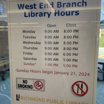 RICHMOND PUBLIC LIBRARY - RICHMOND - Updated December 2024 - 5420 ...