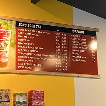 SONO KITCHEN & BOBA - Updated June 2024 - 156 Photos & 76 Reviews ...