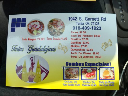 TORTAS GUADALAJARA - Updated April 2025 - 1942 S Garnett Rd, Tulsa ...