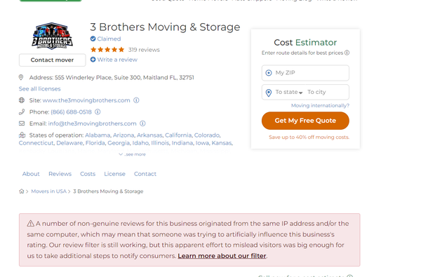 3 BROTHERS MOVING & STORAGE - Updated January 2025 - 54 Photos & 189 ...