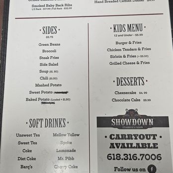 SHOW DOWN STEAKHOUSE & SALOON - Updated December 2025 - 49 Photos & 57 ...
