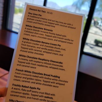 THE WHITE CHOCOLATE GRILL - Traditional American Restaurant at 7000 E ...