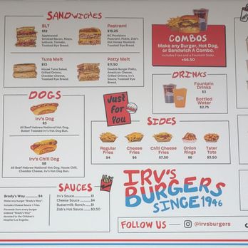 IRV’S BURGERS - Updated August 2025 - 194 Photos & 63 Reviews - 4505 ...