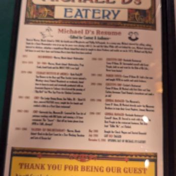 MICHAEL D’S EATERY - Updated July 2025 - 245 Photos & 265 Reviews - 203 ...