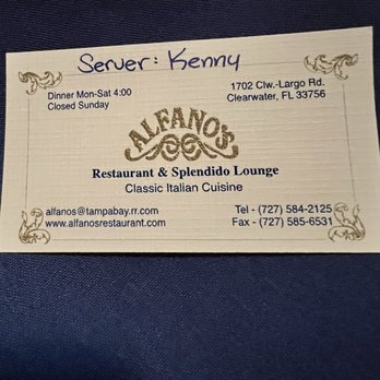 ALFANO’S RESTAURANT - Updated December 2024 - 103 Photos & 138 Reviews ...