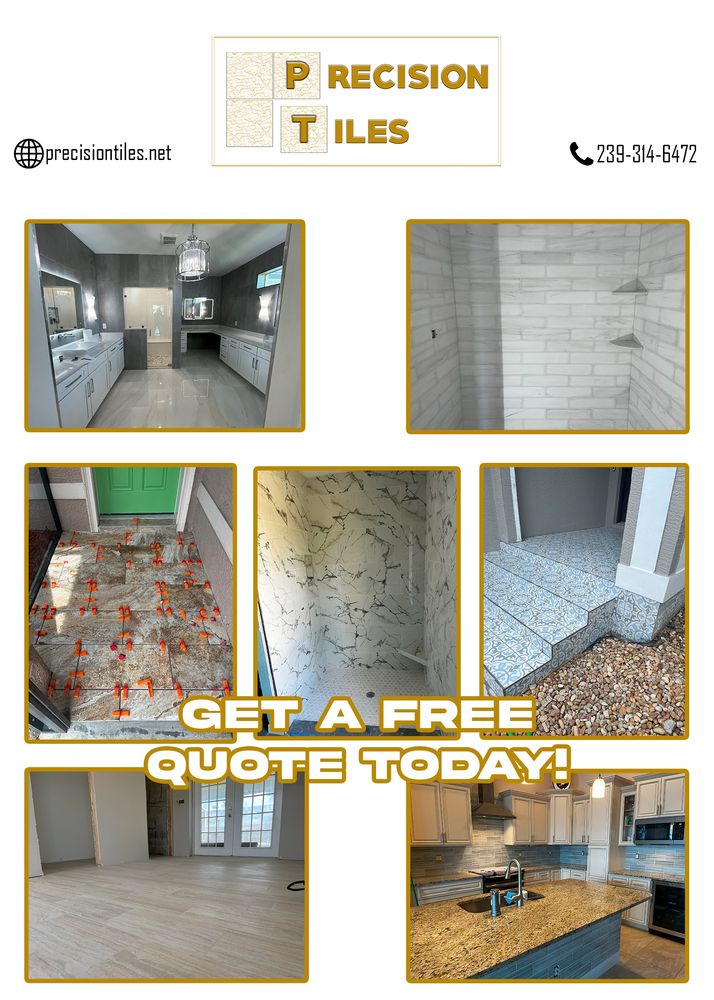PRECISION TILES - Updated December 2024 - Request a Quote - Cape Coral, Florida - Tiling - Phone ...