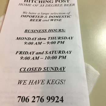HITCHING POST BEER & WINE PACKAGE STORE - Updated May 2024 - 23 Photos ...