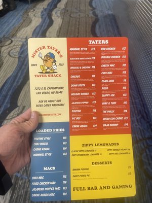 MISTER TATER’S TATER SHACK - Updated August 2025 - 35 S Gibson Rd ...