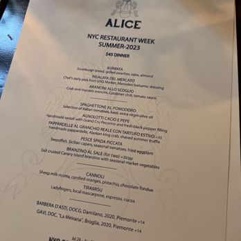 ALICE RESTAURANT - Updated July 2024 - 362 Photos & 171 Reviews - 126 W ...
