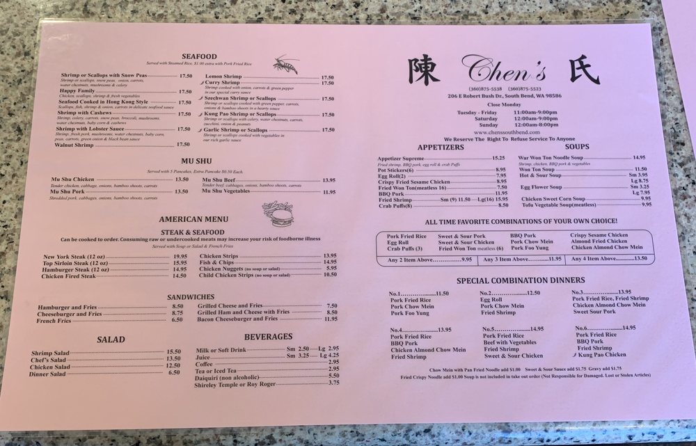 CHEN’S CHINESE RESTAURANT - 18 Photos & 31 Reviews - 206 E Robert Bush ...