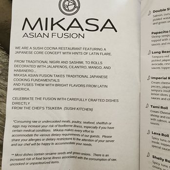 MIKASA ASIAN FUSION - Updated July 2025 - 149 Photos & 147 Reviews ...