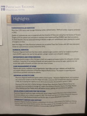 PHYSICIANS REGIONAL MEDICAL CENTER - PINE RIDGE - Updated November 2024 ...