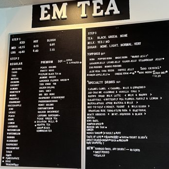 EM-TEA - Updated May 2025 - 412 Photos & 390 Reviews - 3570 G St ...