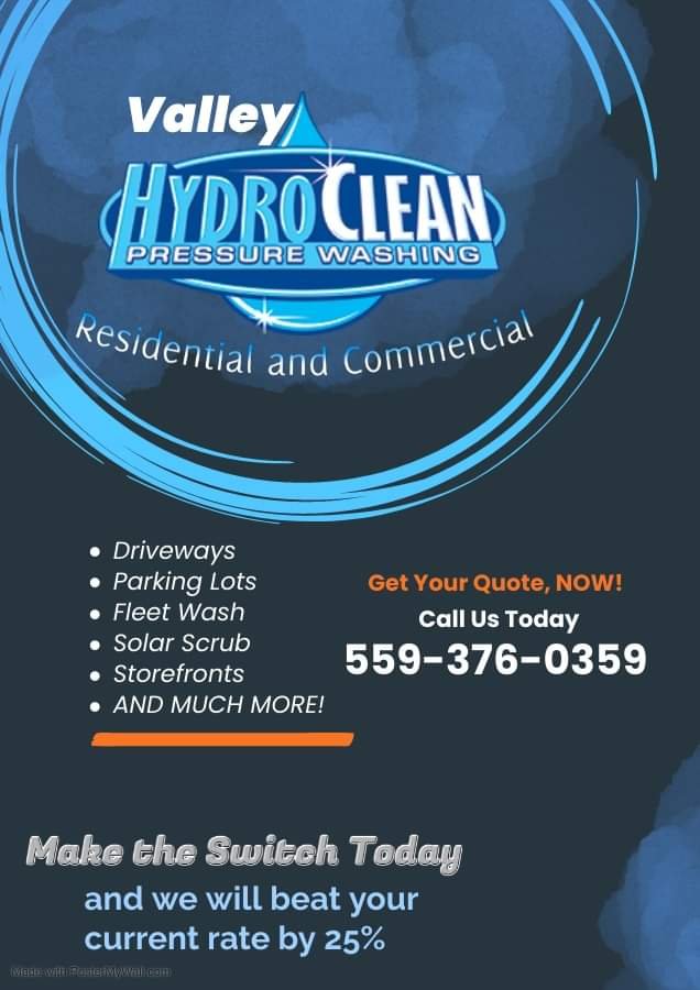 VALLEY HYDRO CLEAN - Updated July 2024 - Request a Quote - Fresno, California - Pressure Washers ...