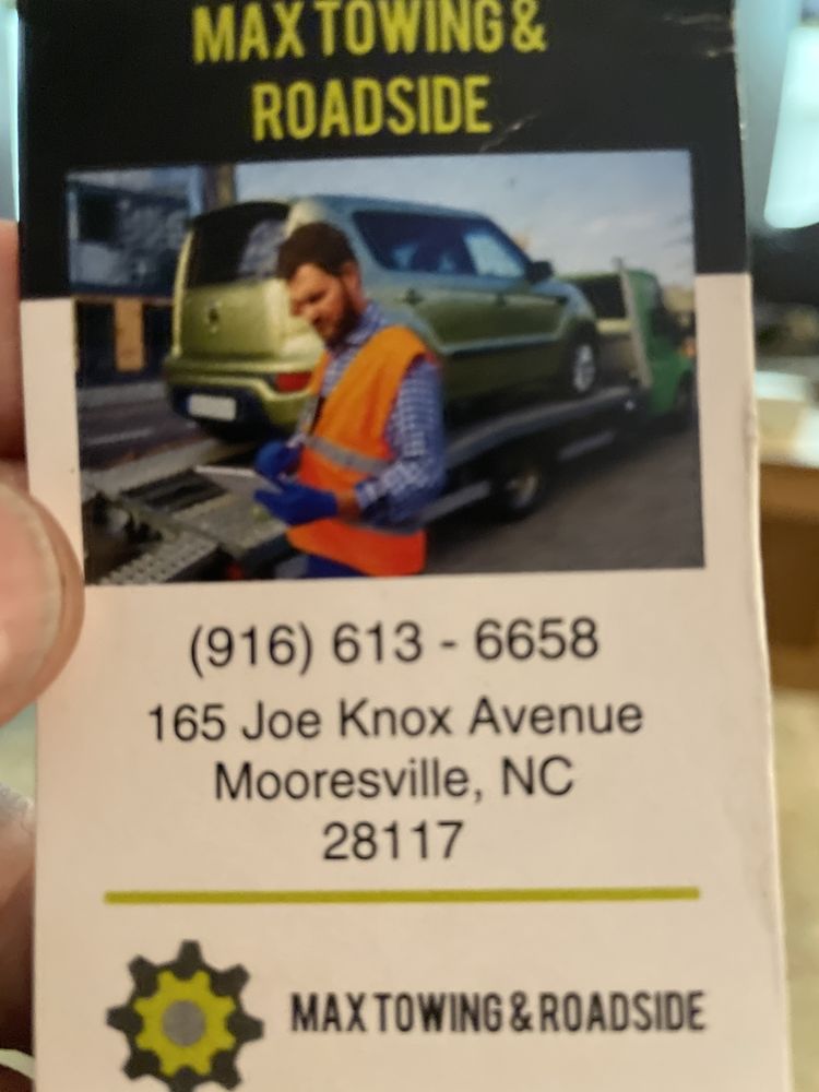 MAX TOWING - Request a Quote - 165 Joe Knox Ave, Mooresville, North ...