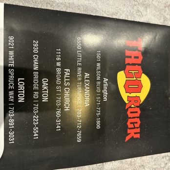 TACO ROCK - Updated May 2025 - 117 Photos & 66 Reviews - 2930 Chain ...