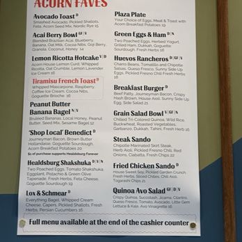 ACORN CAFE - Updated July 2025 - 201 Photos & 99 Reviews - 124 Matheson ...