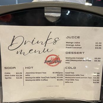 SAMBAL CHEF - Updated September 2024 - 141 Photos & 23 Reviews - 6833 W ...