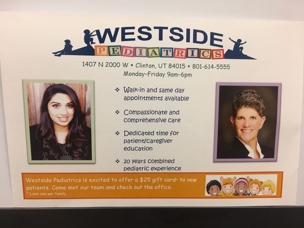 WESTSIDE PEDIATRICS - Updated December 2024 - 1407 N 2000 W, Clinton ...